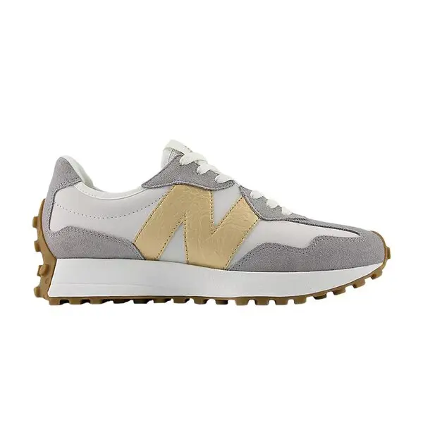 NEW BALANCE 327 Metallic Sneakers - Gold
