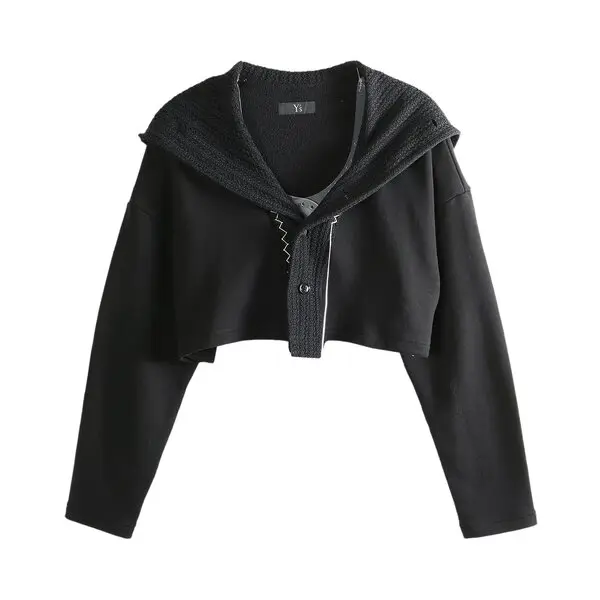 Y’s O Button Open S Hoodie Topcoat
