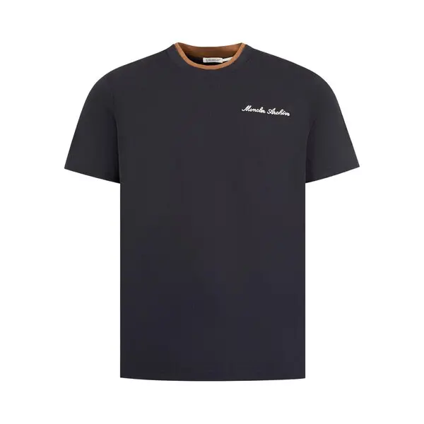 Moncler Crew Neck Short-sleeve T-shirt - Blue