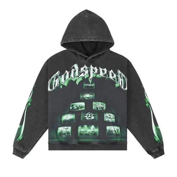 GODSPEED Overstimulation 2025 Hoodie Wash - Black