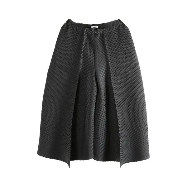 Issey Miyake Plaster Pleats Solid Pants