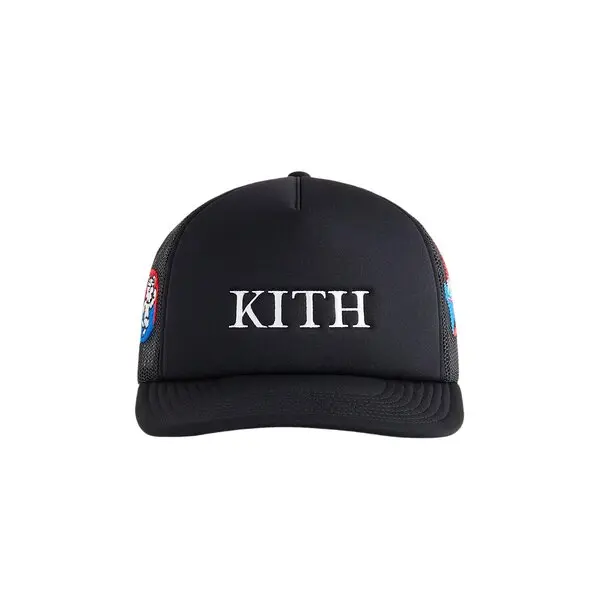 Kith For Olympics Heritage Nolan Trucker Hat - Black