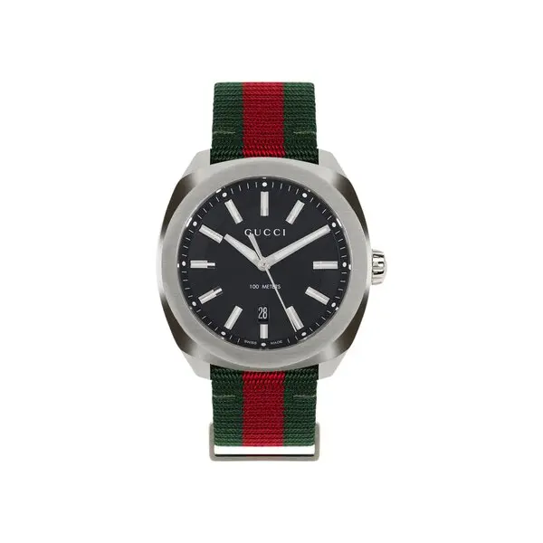 Gucci Gg Nylon Watch - Silver
