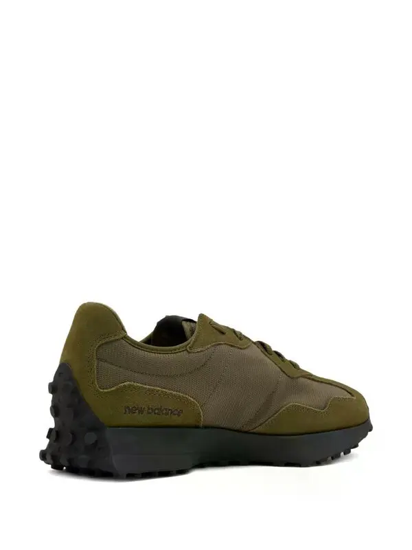 NEW BALANCE 327 Logo Sneakers - Brown