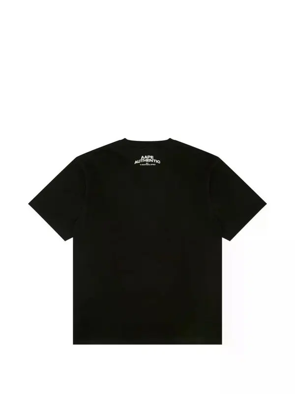 AAPE BY *A BATHING APE Appliqué T-shirt - Black