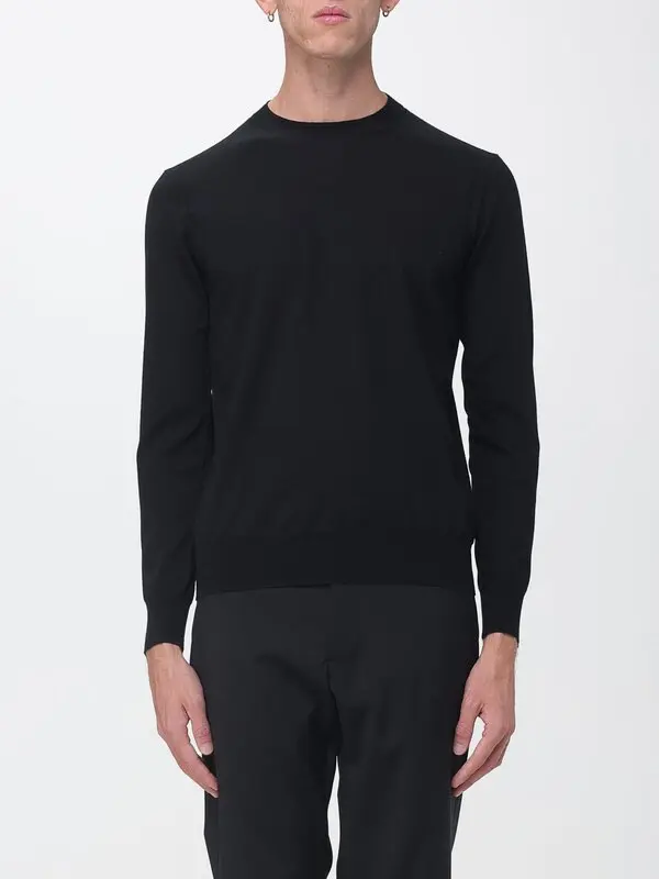 PAOLO PECORA Crew Neck Sweater - Black