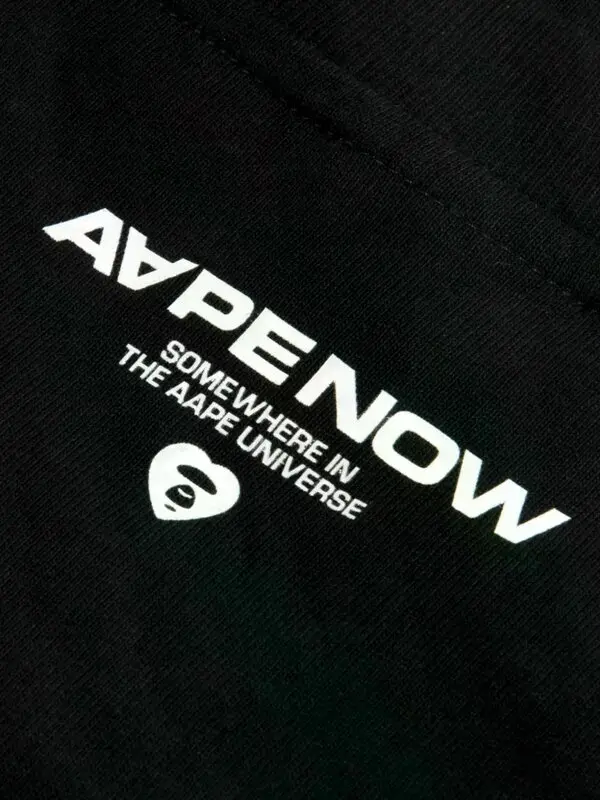 AAPE BY *A BATHING APE Appliqué T-shirt - Black