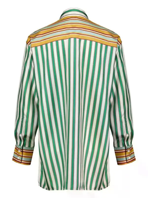 PAULA Striped Button-up Shirt