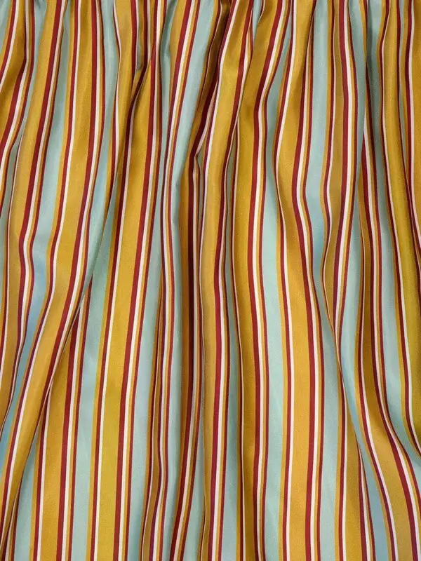 PAULA Rosalia Striped A-line Shirt Dress - Yellow