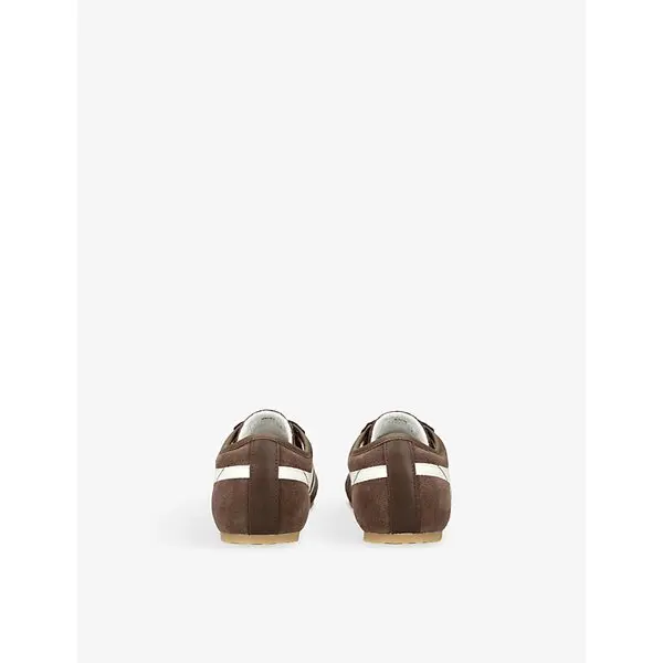 Gola Cleora Suede Trainers - Dark Brown