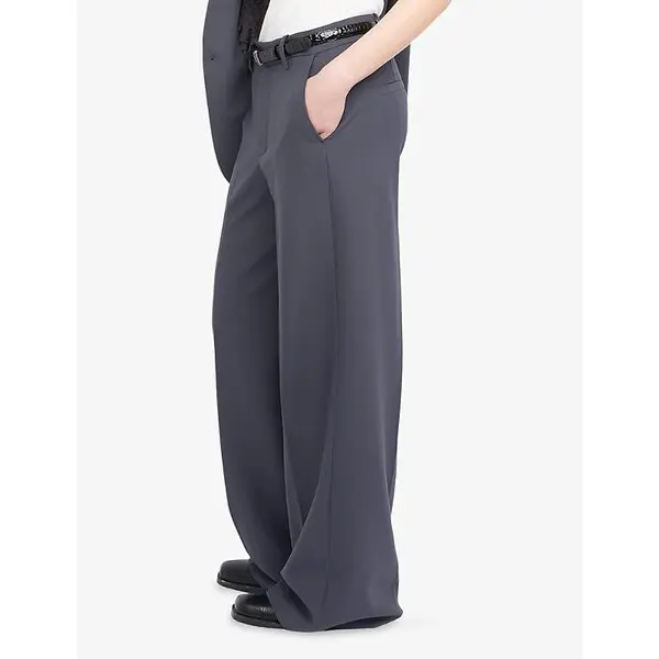 Zadig&Voltaire Wide-leg Woven Trousers - Anthracite
