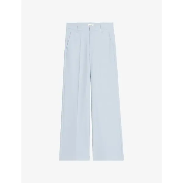 Zadig&Voltaire Wide-leg Woven Trousers - Sky