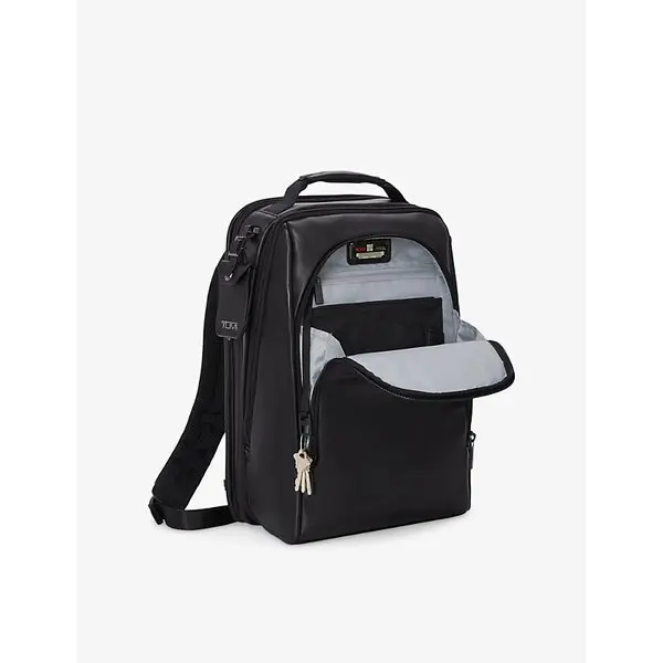 Tumi Voyageur Expandable Leather Backpack
