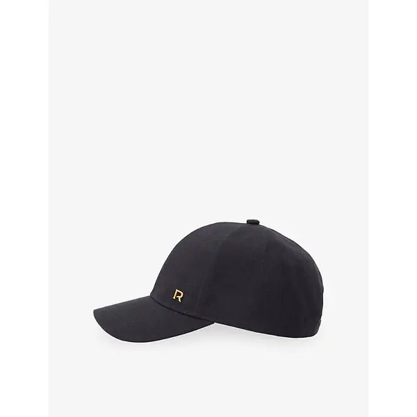 REISS Wool-blend Cap - Navy