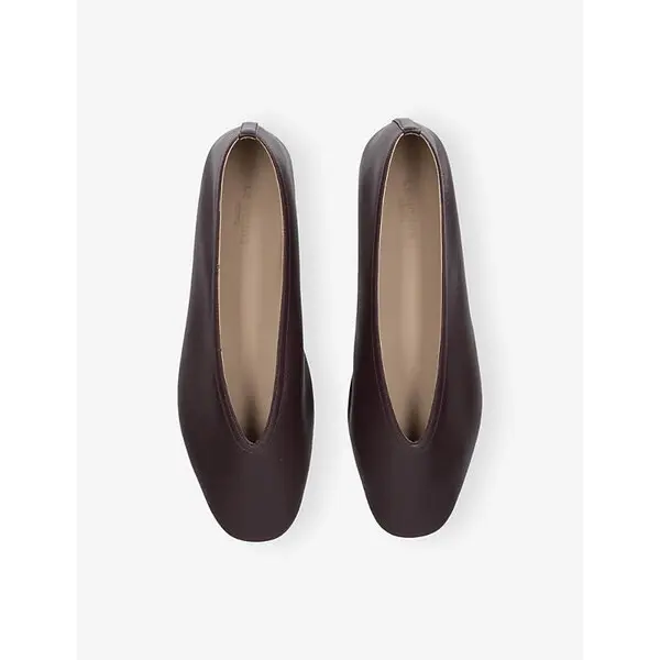 Le Monde Beryl Luna Leather Slipper Flats