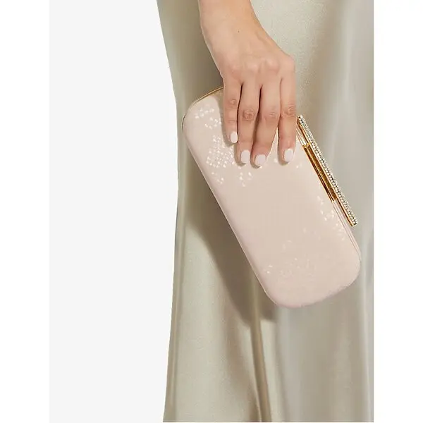 DUNE Oval Leather Clutch