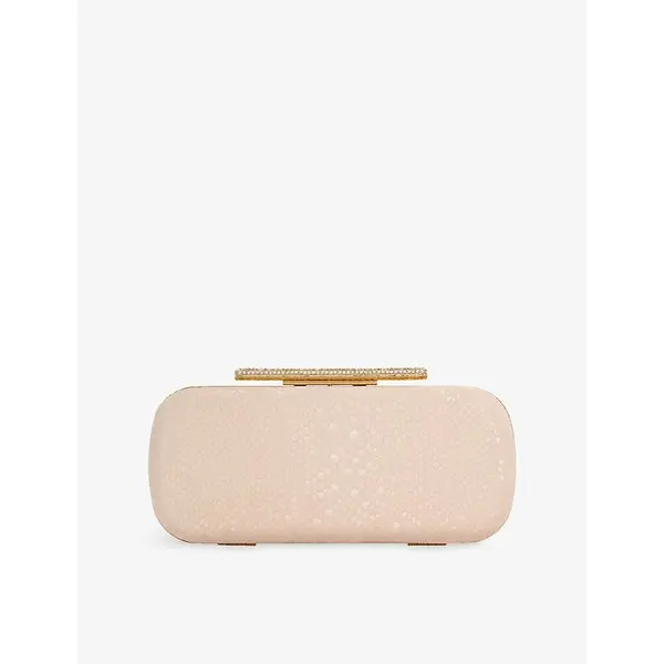 DUNE Oval Leather Clutch