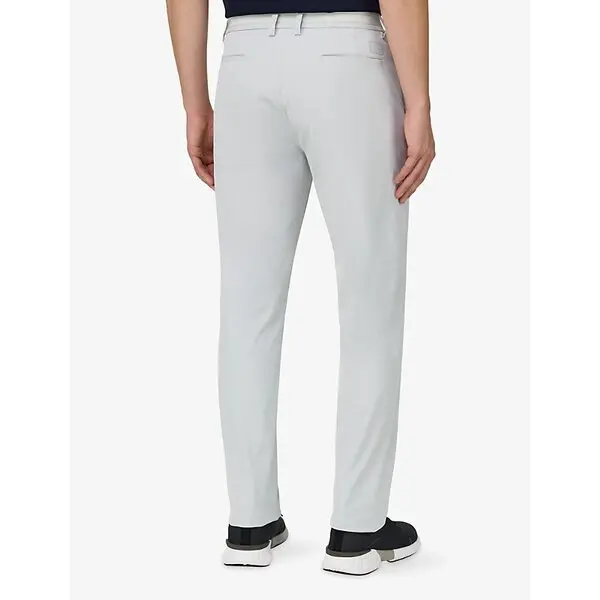 Boggi Milano Tapered-leg Stretch-woven Trousers - Ice
