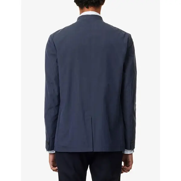 Paul Smith Band-collar Regular-fit Cotton-blend Jacket