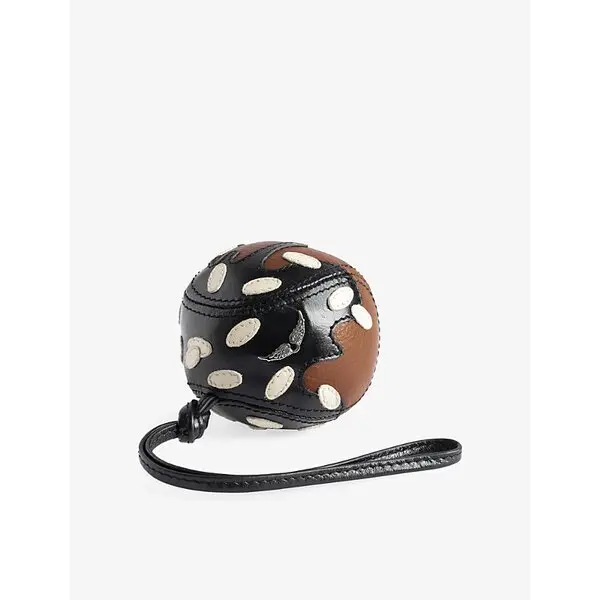 Zadig&Voltaire Chocolate Chou Leather Keyring