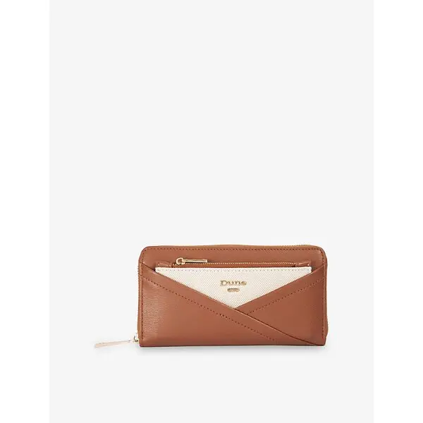 DUNE Kelbey Faux-leather Wallet - Tan Plain Pu