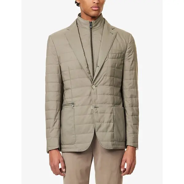 Corneliani Notch-lapels Padded Shell Jacket