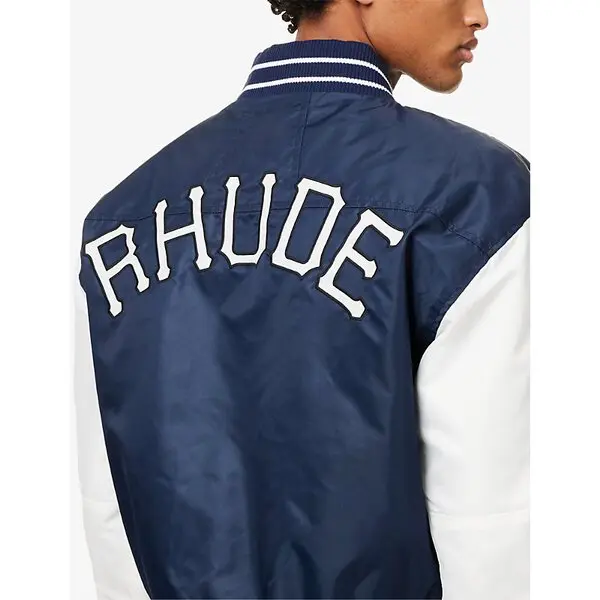 Rhude Contrast-sleeves Shell Jacket