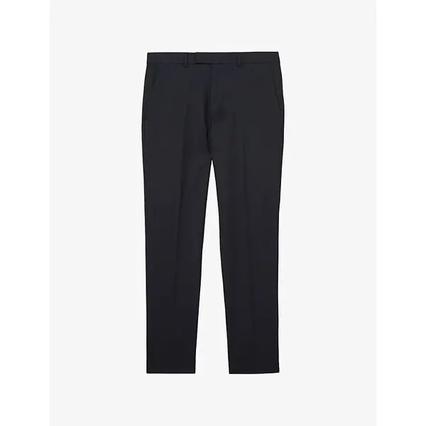 REISS Woven Tailored-fit Suit Trousers