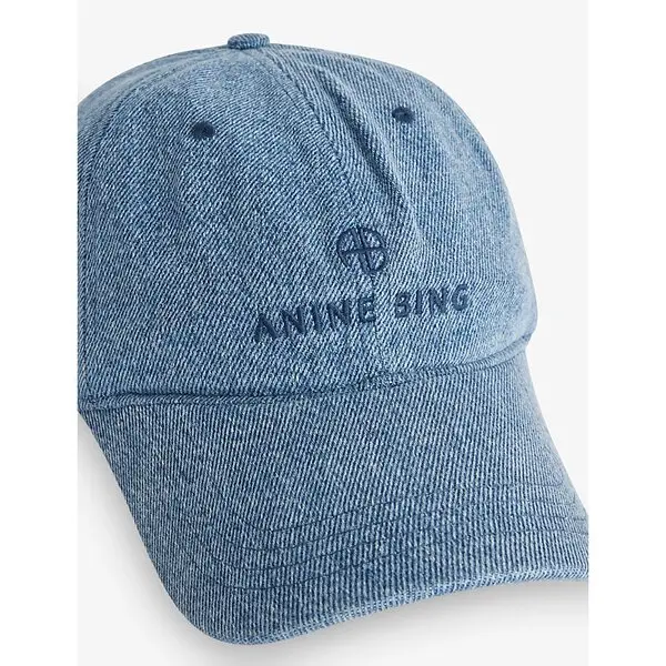 ANINE BING Jeremy Denim Baseball Cap