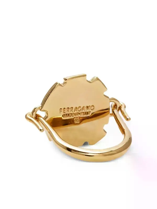 FERRAGAMO Crystal Flower Ring