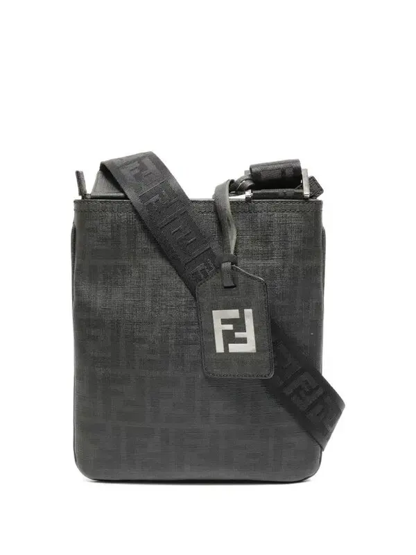 Fendi 1990-2000 Zucca Shoulder Bag