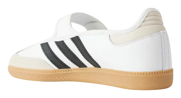 ADIDAS ORIGINALS Samba Jane Leather Sneakers - White