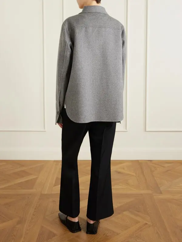 JIL SANDER Cashmere-felt Shirt Jacket