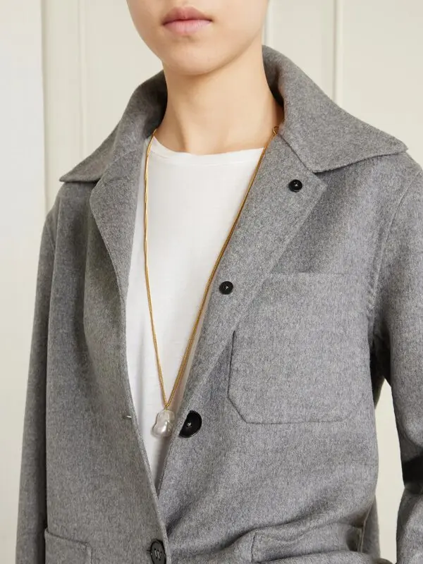 JIL SANDER Cashmere-felt Shirt Jacket