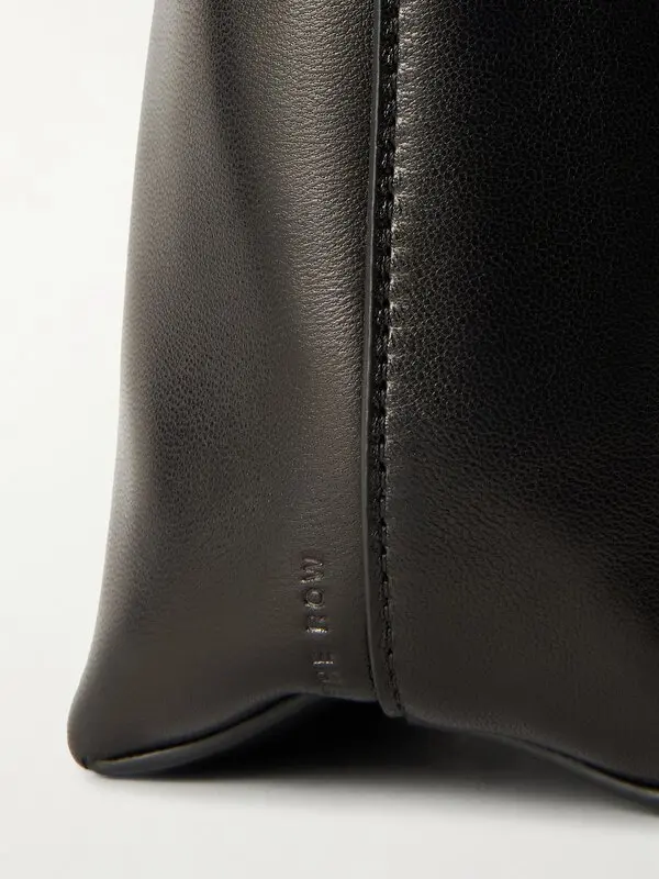 THE ROW N/s Park Textured-leather Shoulder Bag