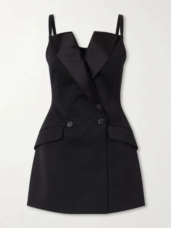 Givenchy Grain De Poudre Wool Mini Dress