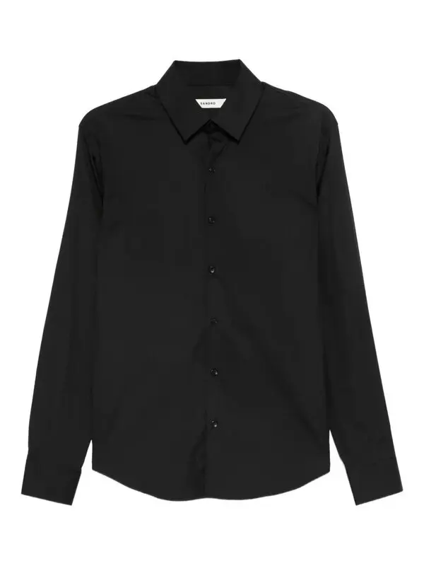 Sandro Plain Shirt - Black