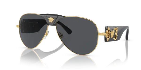 Versace Ve2150q Aviator Sunglasses