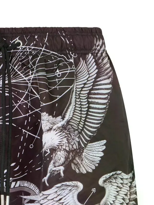 Philipp Plein Tattoo Print Shorts