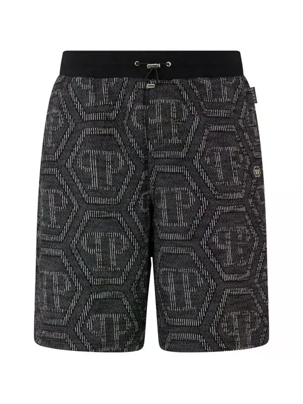 Philipp Plein Monogram Pattern Shorts