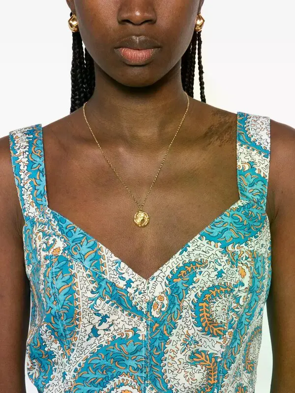 Etro Paisley Print Midi Dress