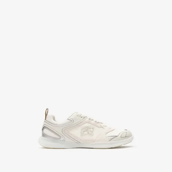 Burberry Matrix Sport Sneakers - Silver/white