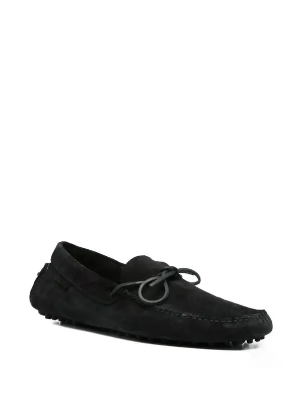 TOM FORD Suede Tie Loafers