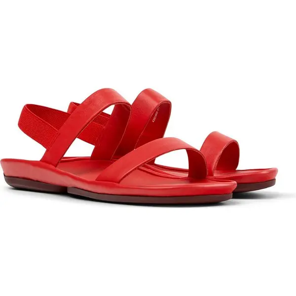 Camper Right Isla Slingback Sandal - Medium Red