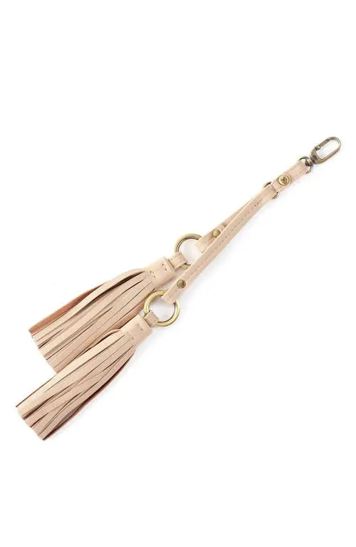 Hobo Ring Tassel Bag Charm - Stonewash