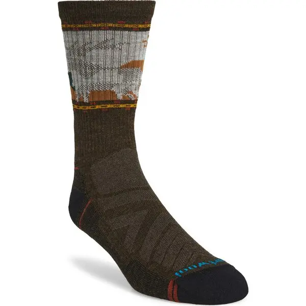 Smartwool Hike Light Cushion Crew Socks - Military Olive