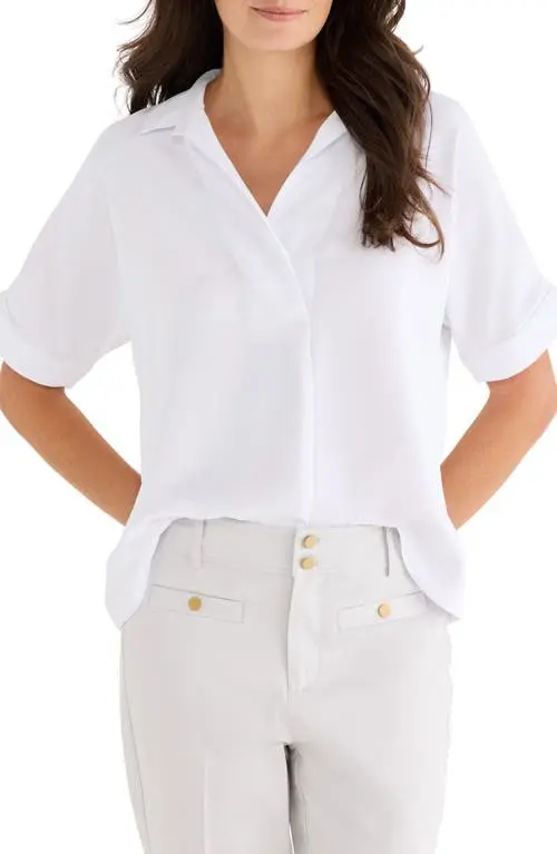 NIC+ZOE Devon Shirt - Paper White