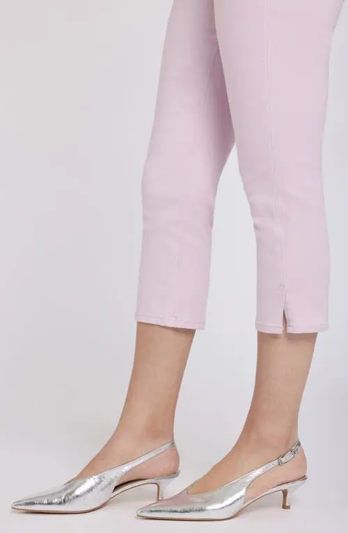 NYDJ Chloe Cool Embrace® Side Slit Capri Jeans - Light Lilac