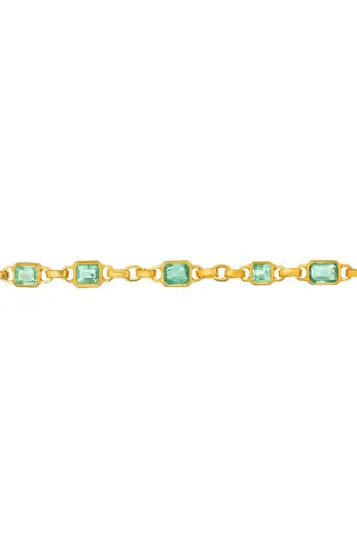 DARIUS Emerald Chain Necklace
