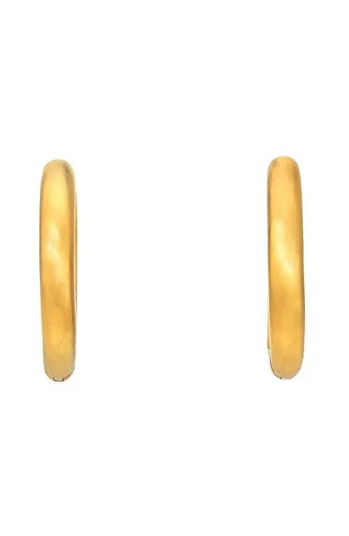DARIUS Signature 18k Gold Hoop Earrings